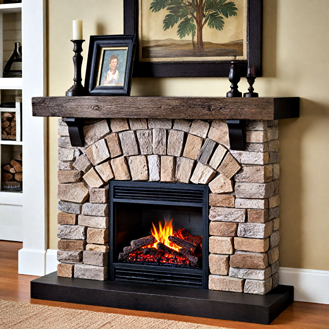 25 Faux Fireplace Ideas for Budget-Friendly Home Decor