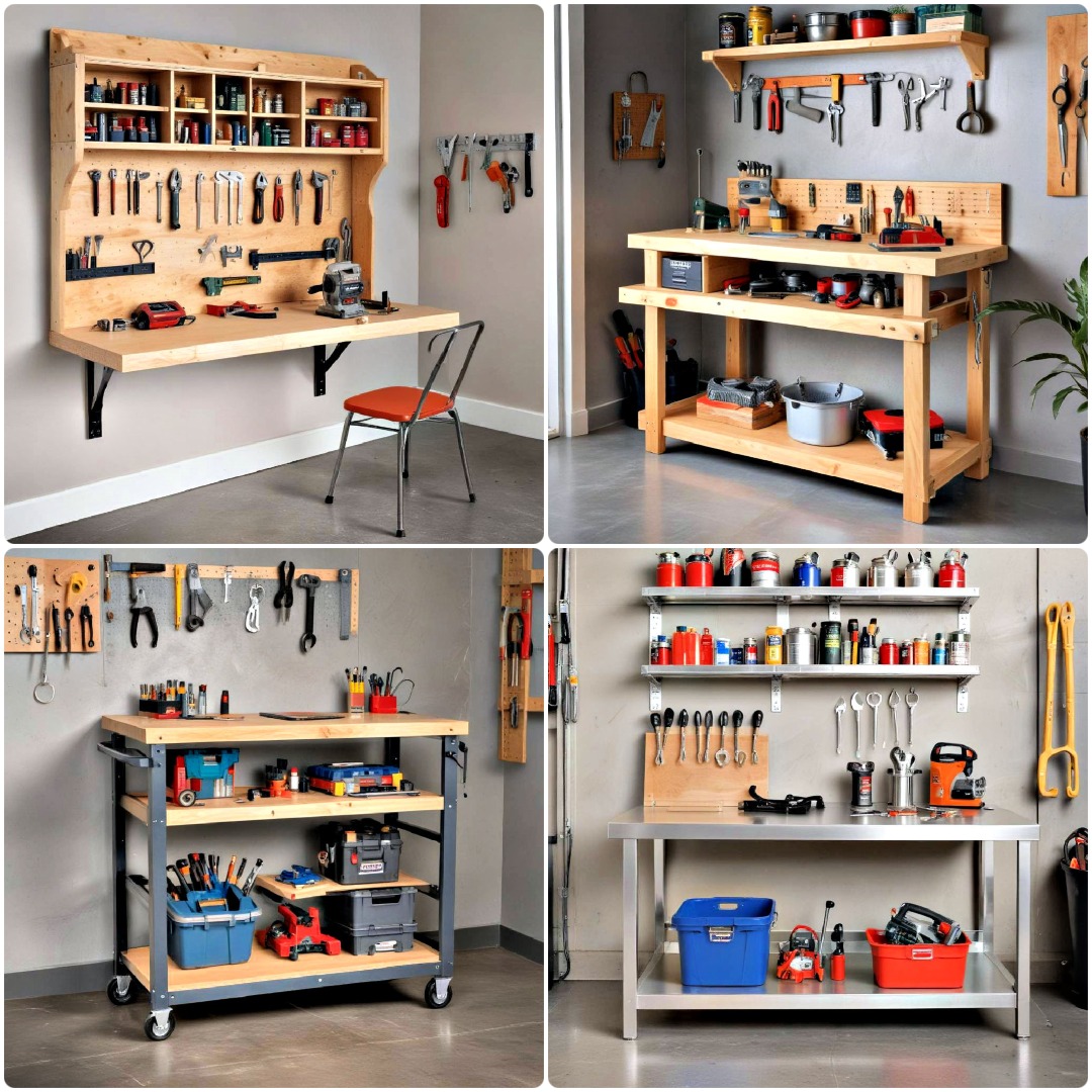 25 Garage Workbench Ideas to Upgrade Your Workspace