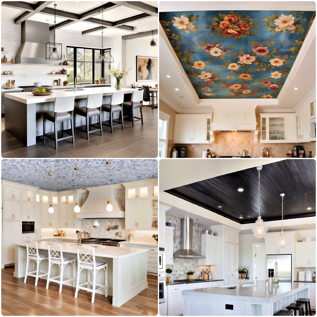 20 Unique Kitchen Ceiling Ideas and Design Inspiration