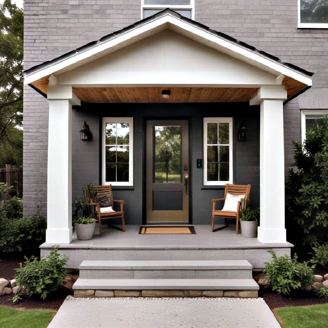 40 Modern Front Porch Ideas That Impress Your Guests
