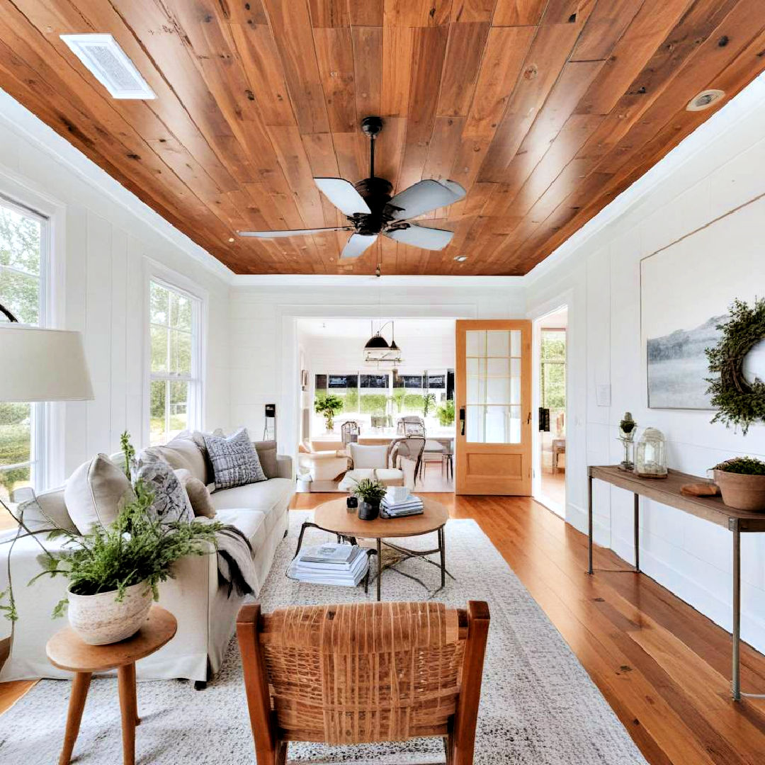 25 Shiplap Ceiling Ideas for a Modern Farmhouse Look