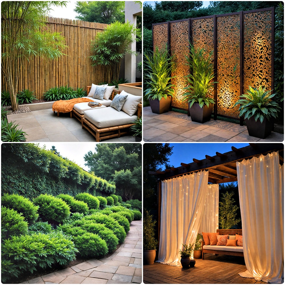 30 Outdoor Privacy Screen Ideas for a Serene Backyard