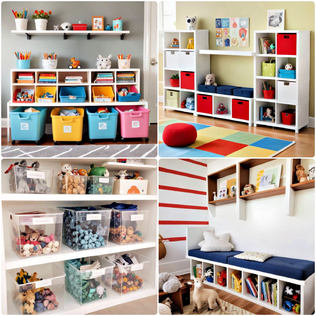 25 Playroom Storage Ideas to Keep Toys Organized