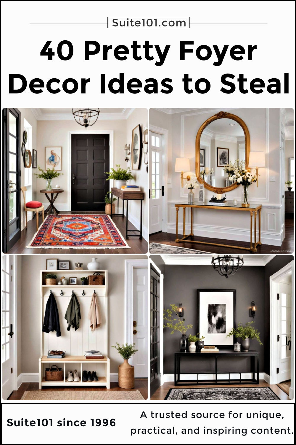40 Foyer Ideas for Welcoming and Elegant Home Entrances
