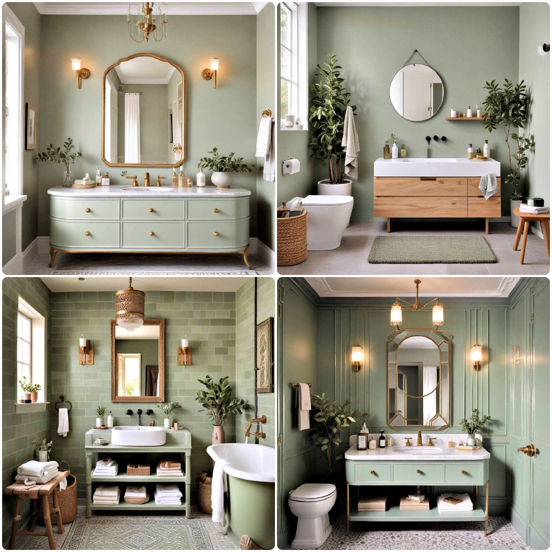 20 Modern Sage Green Bathroom Ideas You Can Copy