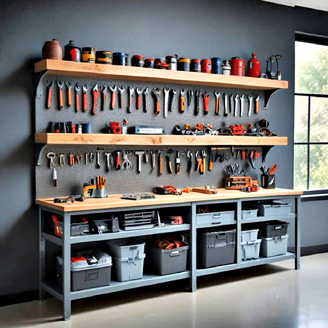 25 Garage Workbench Ideas to Upgrade Your Workspace
