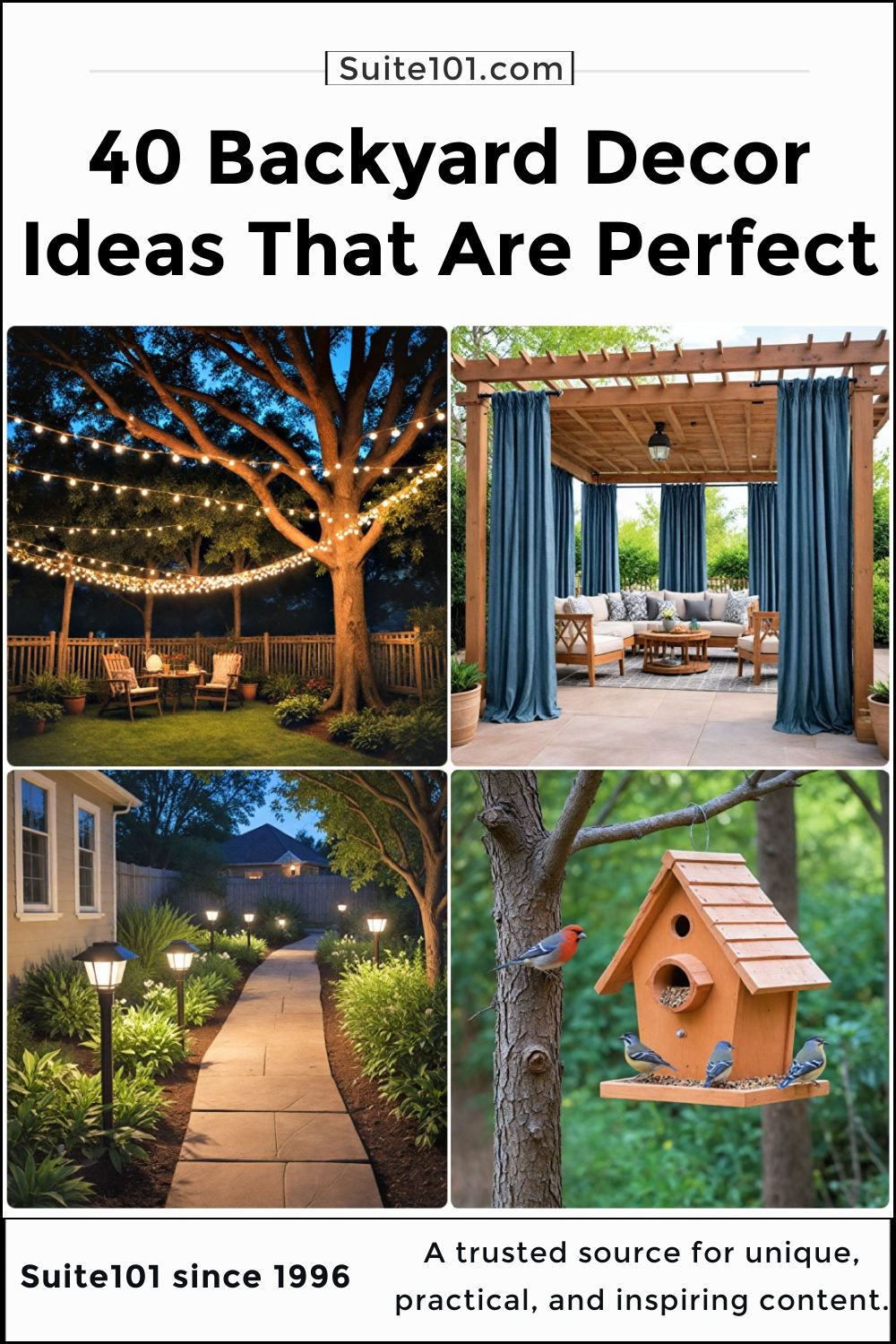 40 Backyard Decor Ideas for Any Season