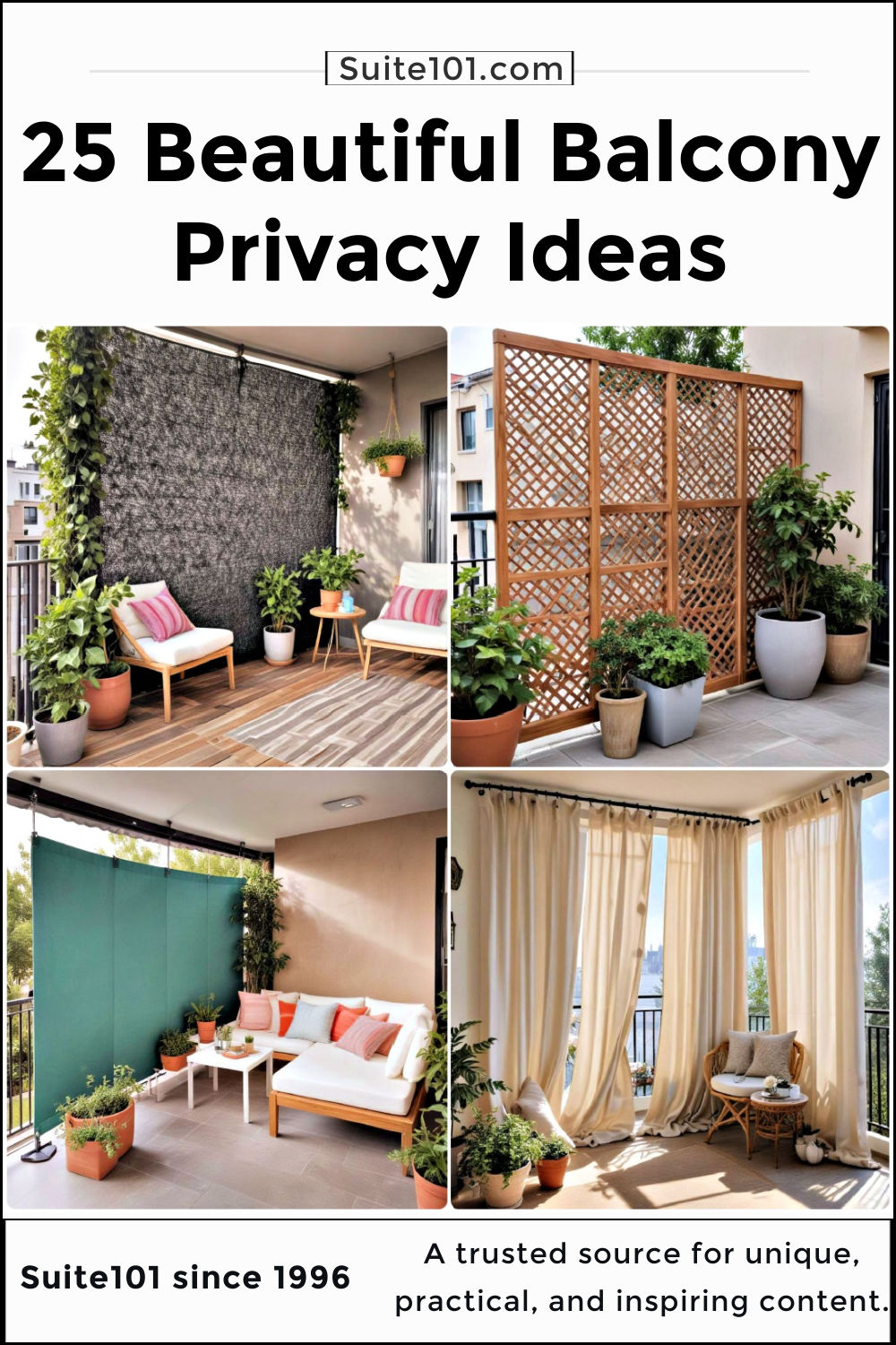 25 Balcony Privacy Ideas for Stylish and Secure Living