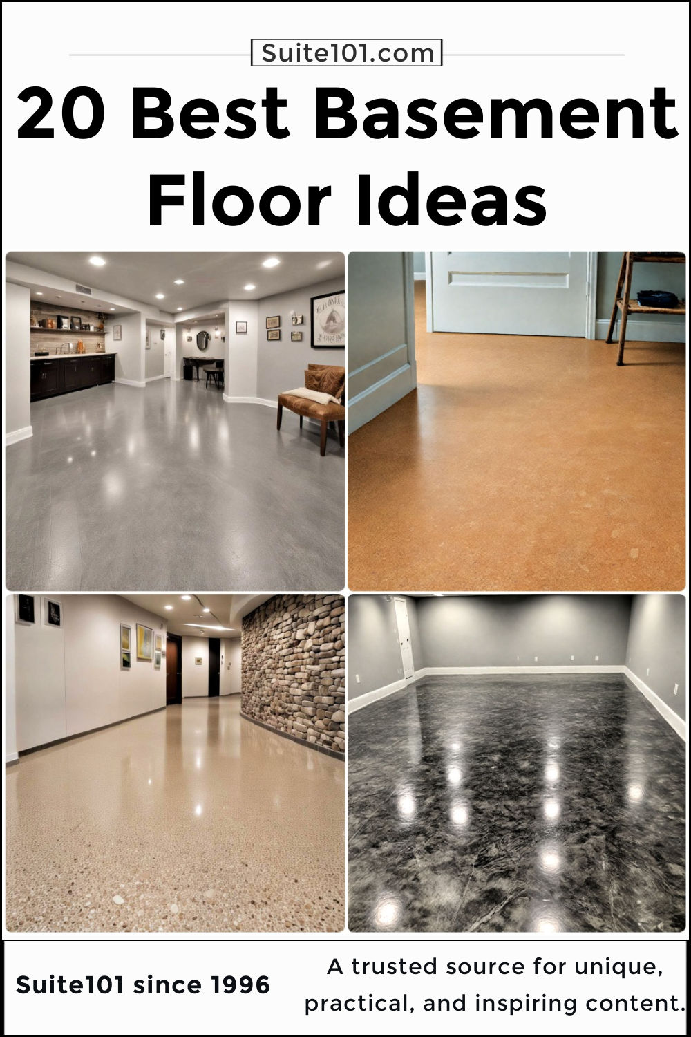 20 Basement Floor Ideas for a Timeless and Trendy Look