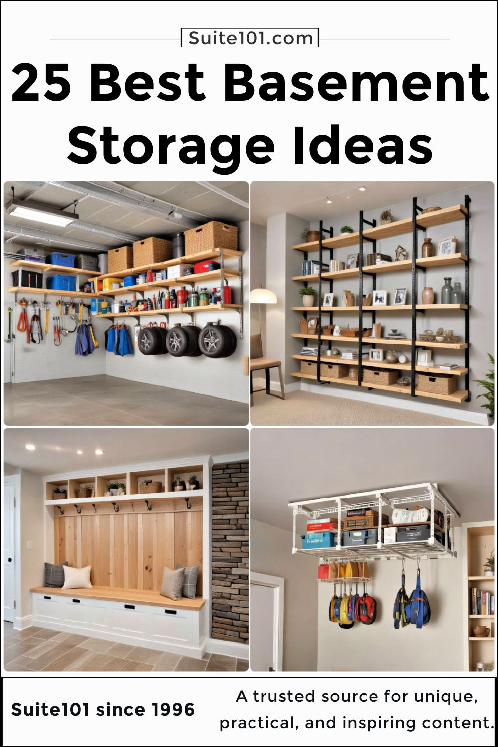 25 Basement Storage Ideas for Every Need