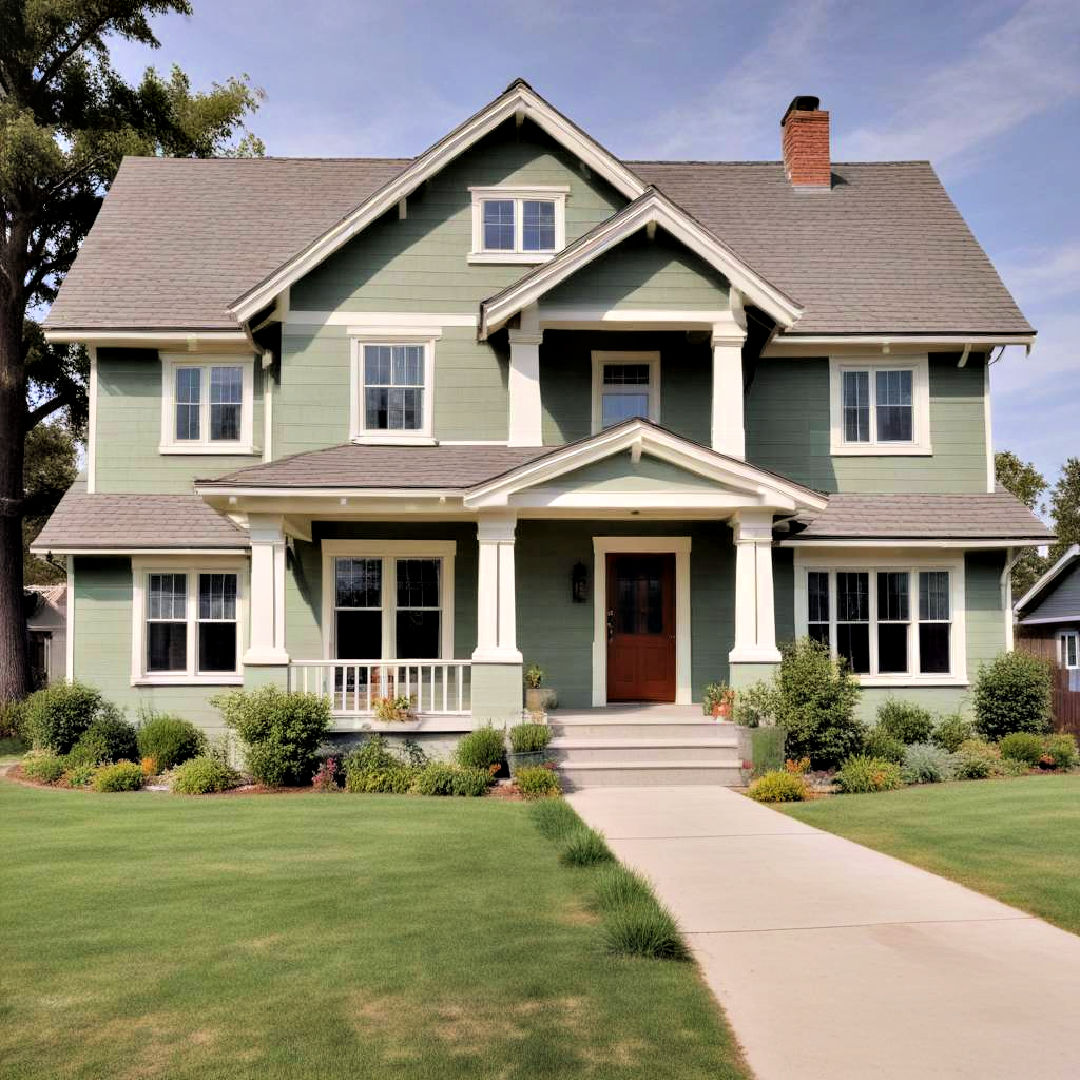 20 Green Exterior House Colors for an Elegant Home