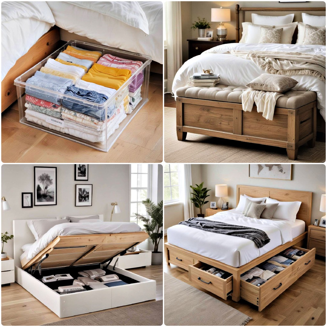 20 Bedding Storage Ideas for A Calm & Organized Bedroom