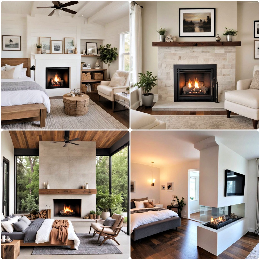 25 Bedroom Fireplace Ideas For All Types Of Fire