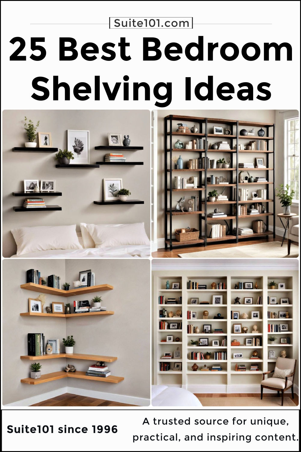 25 Bedroom Shelving Ideas You Won't Find Anywhere Else