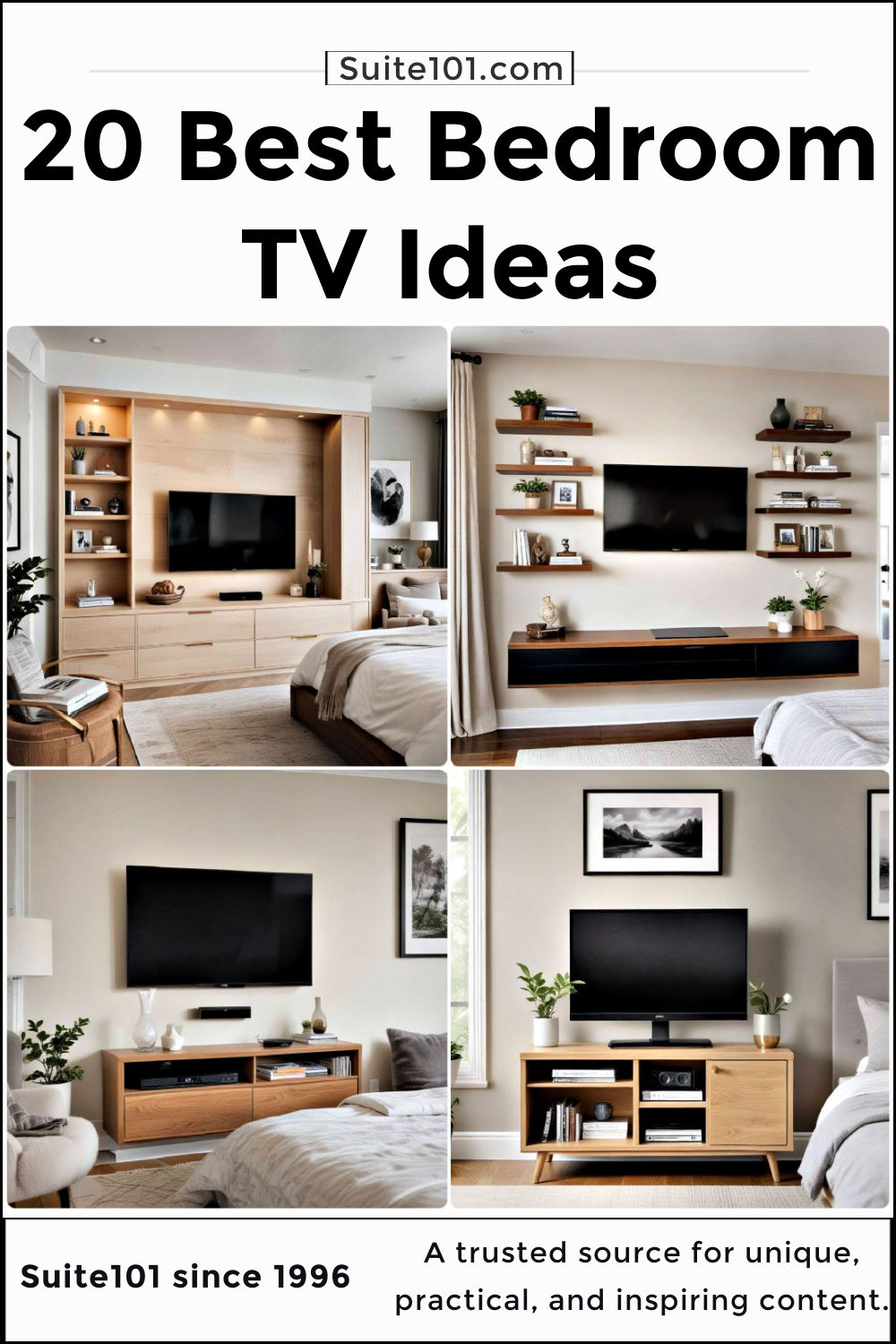 20 Bedroom TV Ideas for a Complete Space