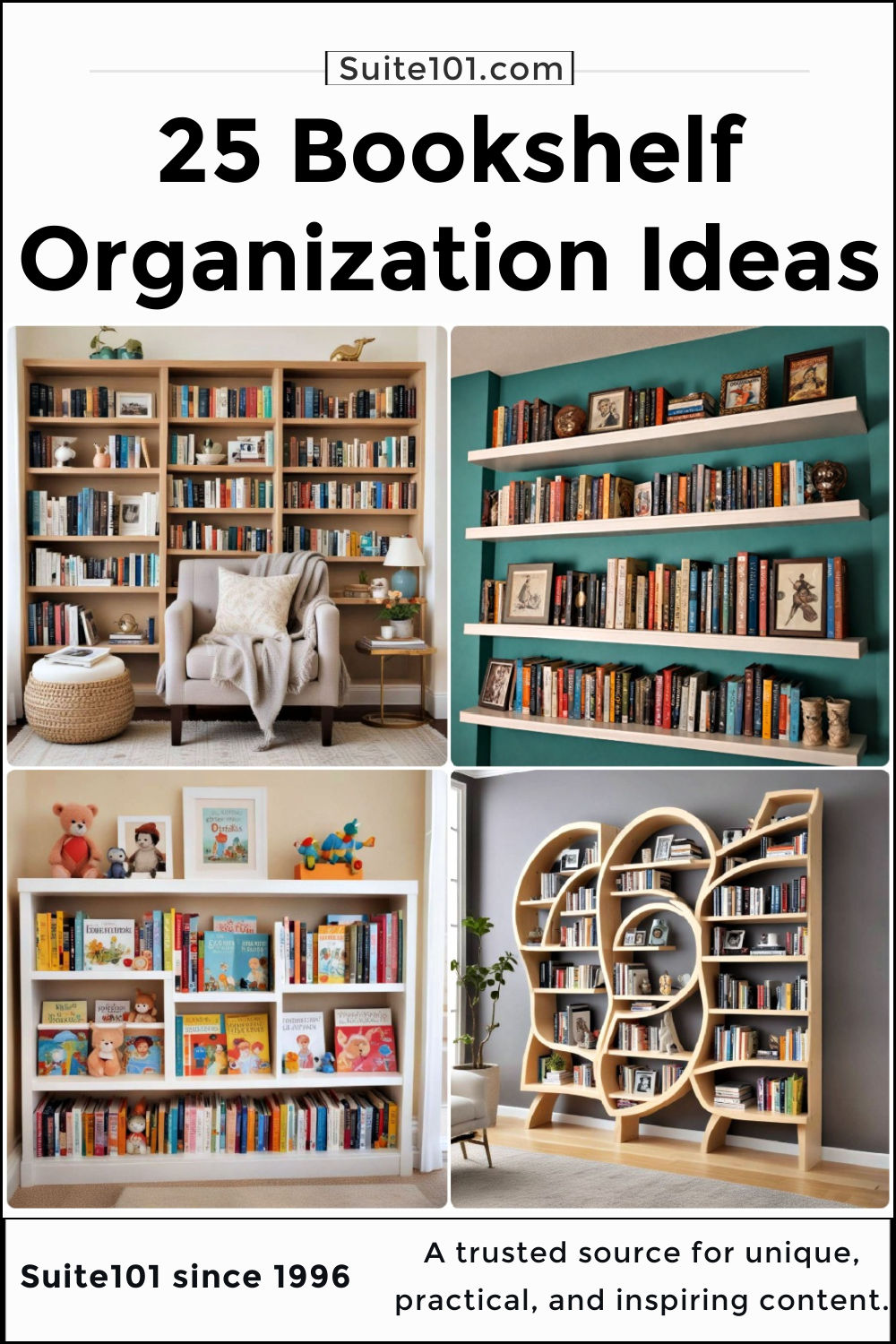 25 Bookshelf Organization Ideas for Book Lovers