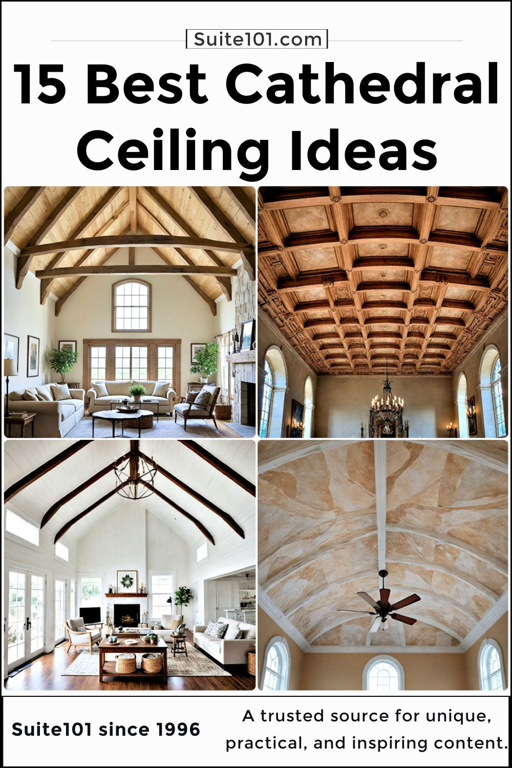 15 Cathedral Ceiling Ideas That Boost Light & Value