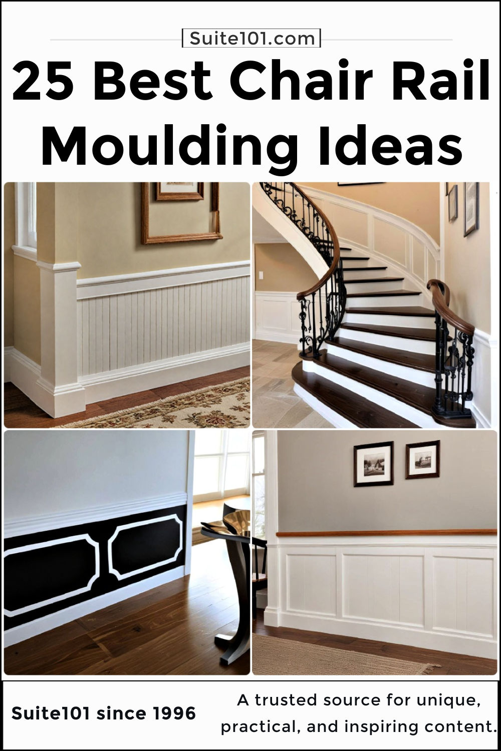 25 Chair Rail Ideas to Define Your Interiors