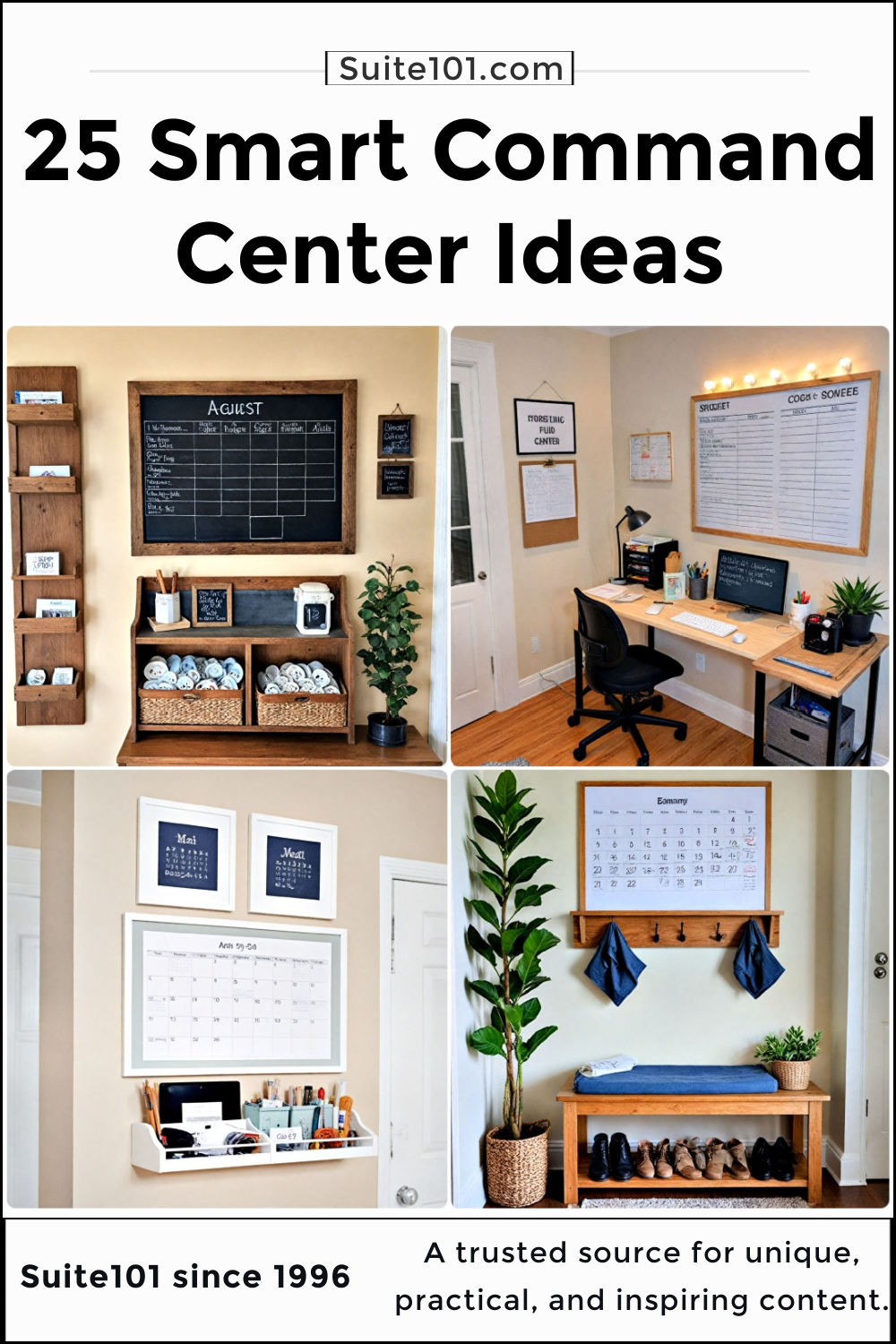 25 Family Command Center Ideas to Organize Your Life