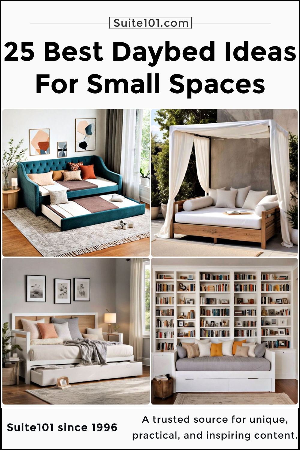 25 Modern and Cozy Daybed Ideas for Small Spaces