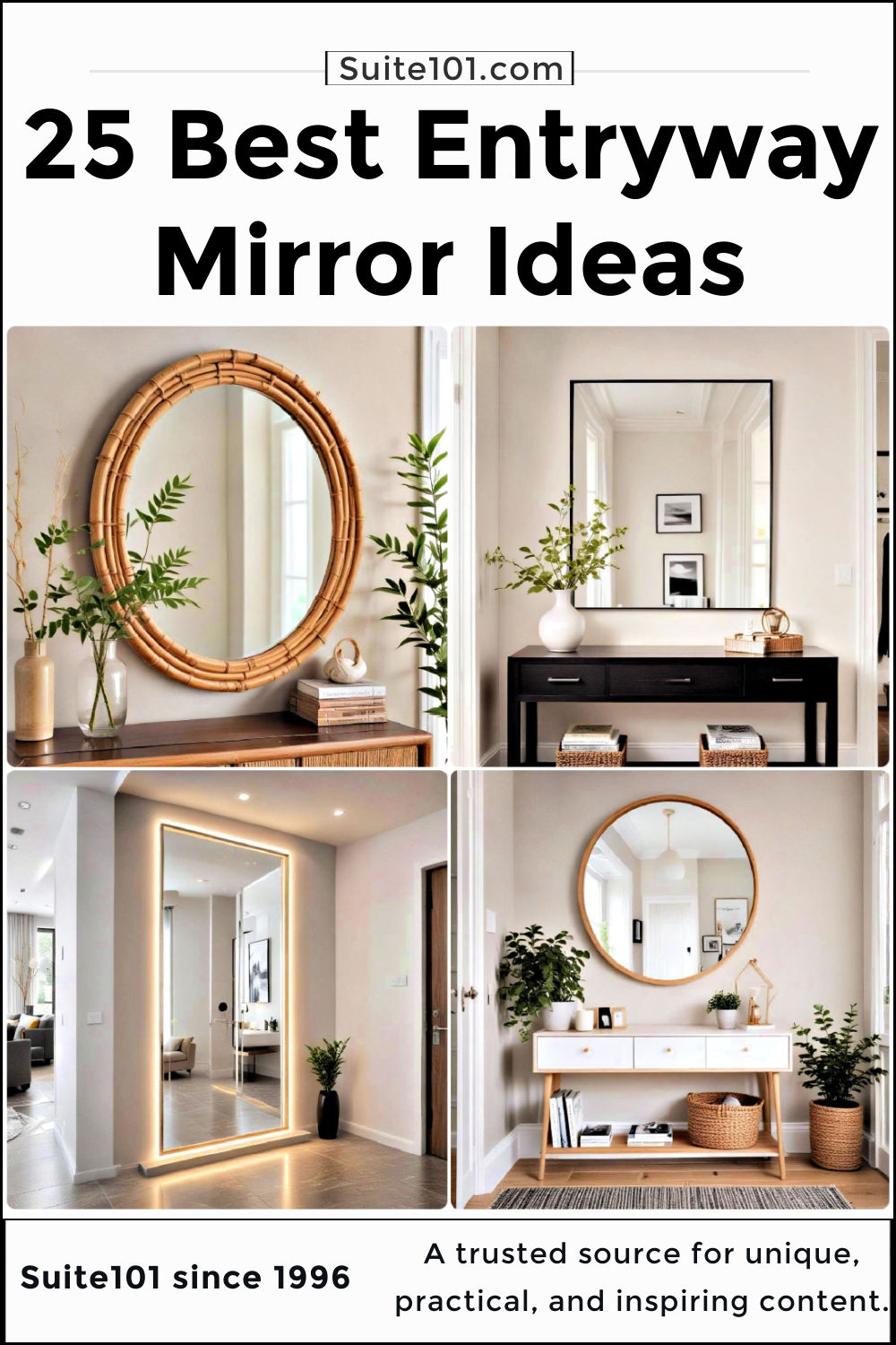 25 Entryway Mirror Ideas for Modern and Elegant Decor