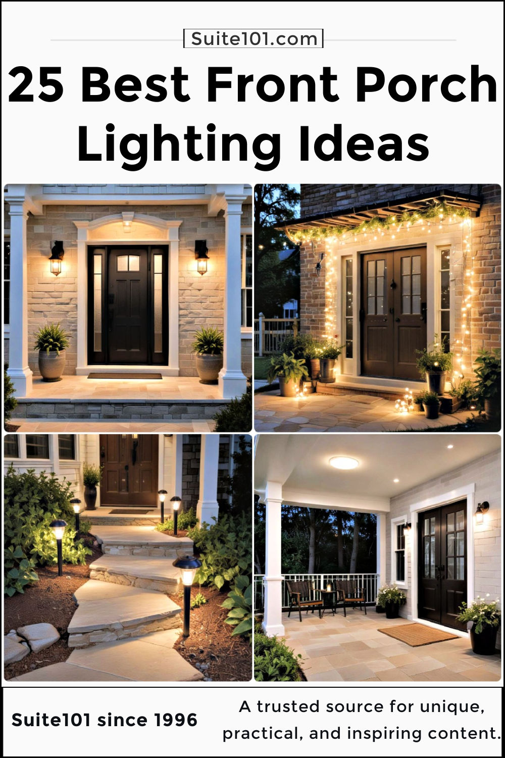 25 Front Porch Lighting Ideas for a Warm Welcome