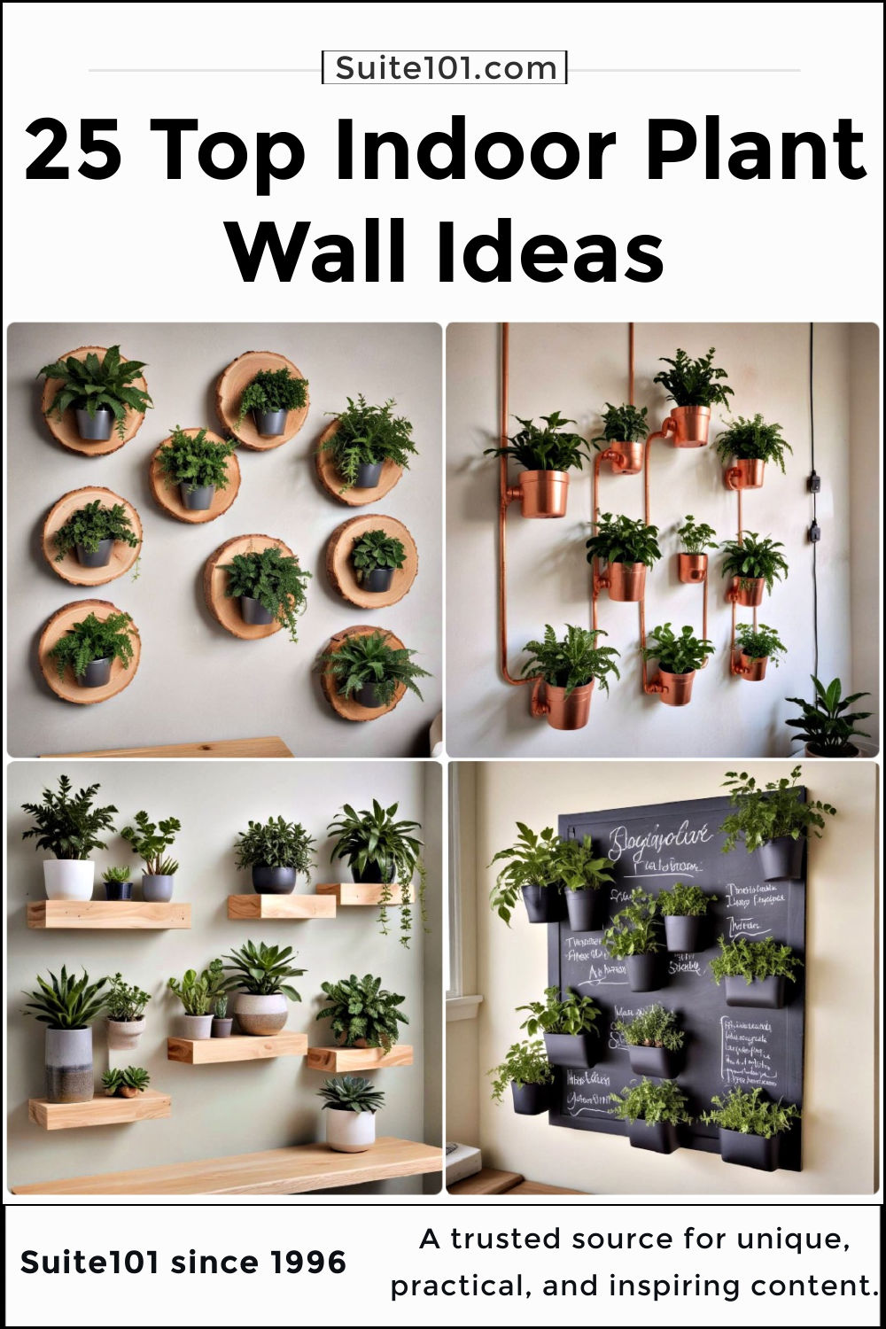 25 Indoor Plant Wall Ideas to Decorate with Nature