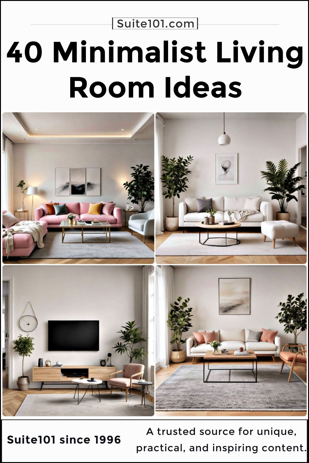 40 Minimalist Living Room Ideas to Inspire Your Decor