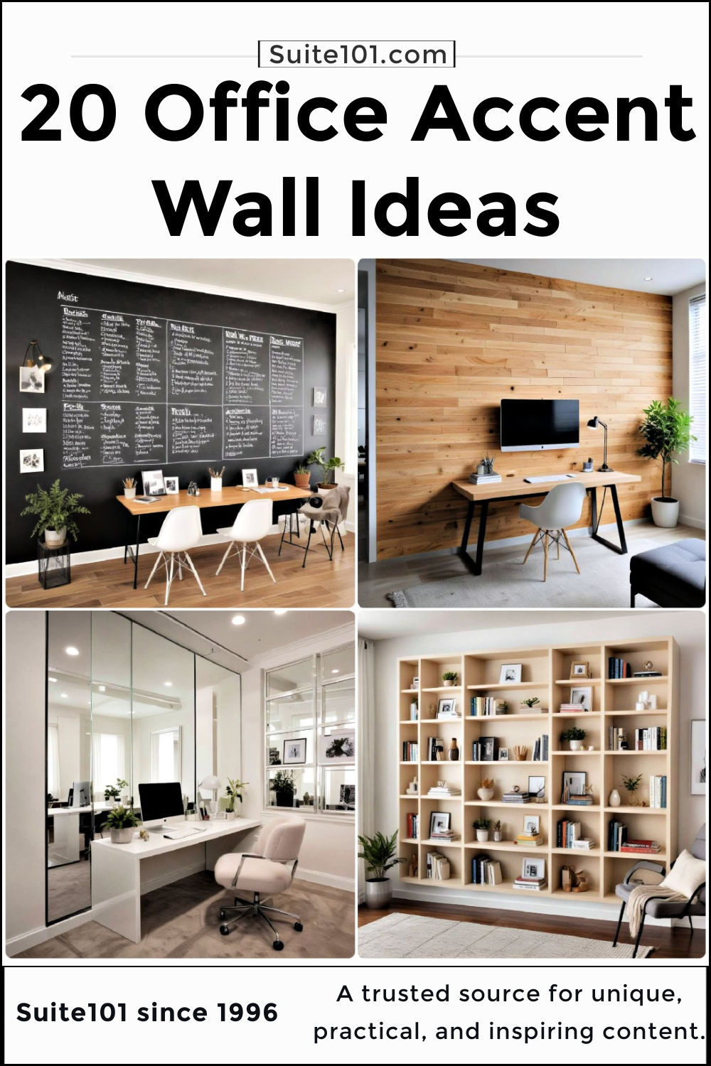 20 Office Accent Wall Ideas for a Professional Look