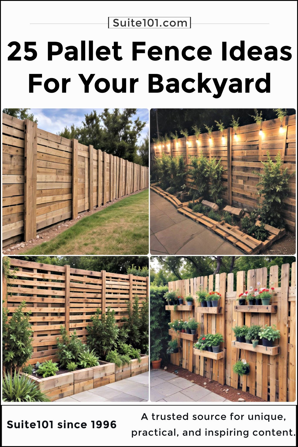 30 Pallet Fence Ideas to Enhance Your Outdoor Privacy