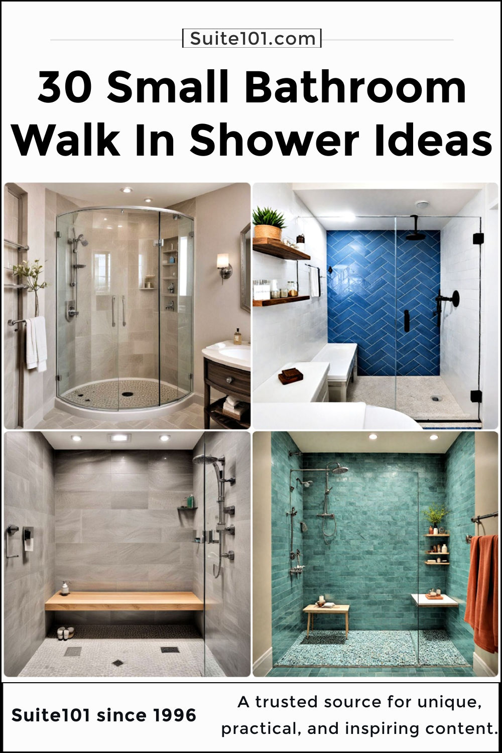 30 Small Bathroom Walk In Shower Ideas to Copy