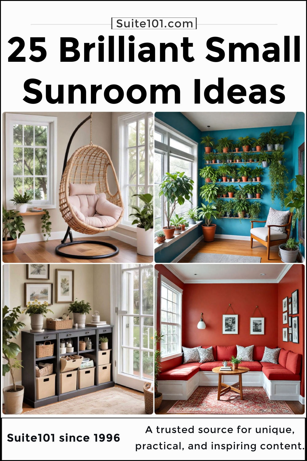 25 Small Sunroom Ideas to Maximize Functionality & Style