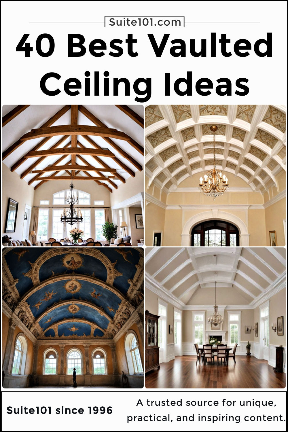 40 Vaulted Ceiling Ideas to Enhance Your Interior Design