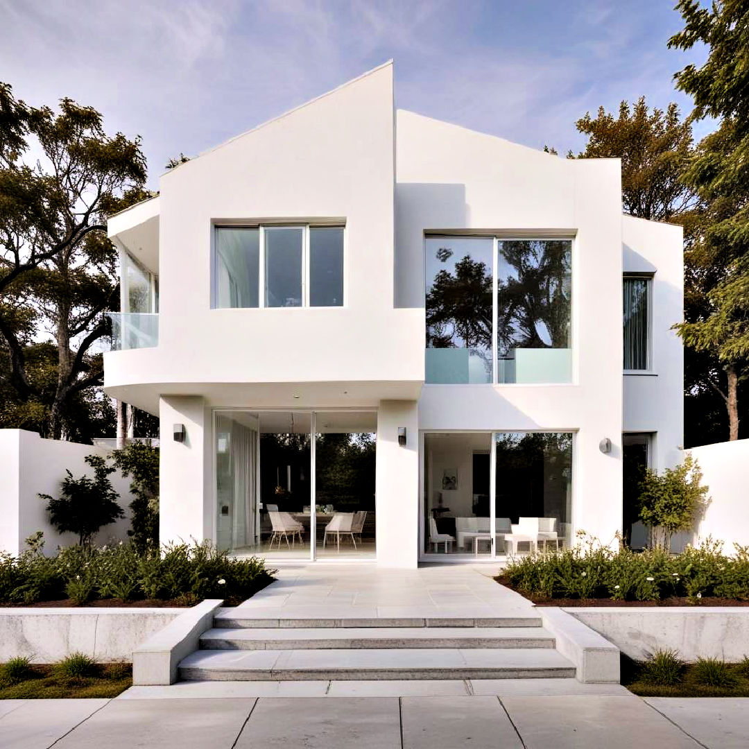25 White Home Exterior Ideas That Never Go Out