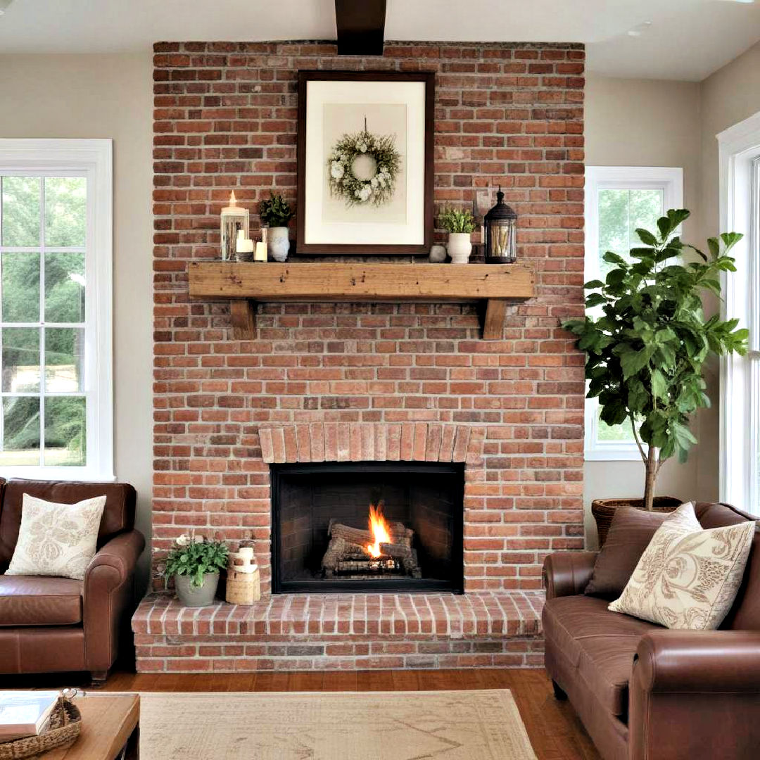 40 Brick Fireplace Ideas To Cozy up Your Home