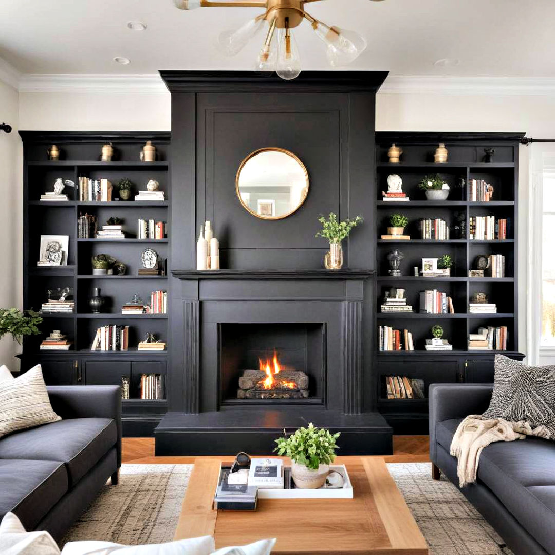 25 Black Fireplace Ideas for a Sophisticated Look