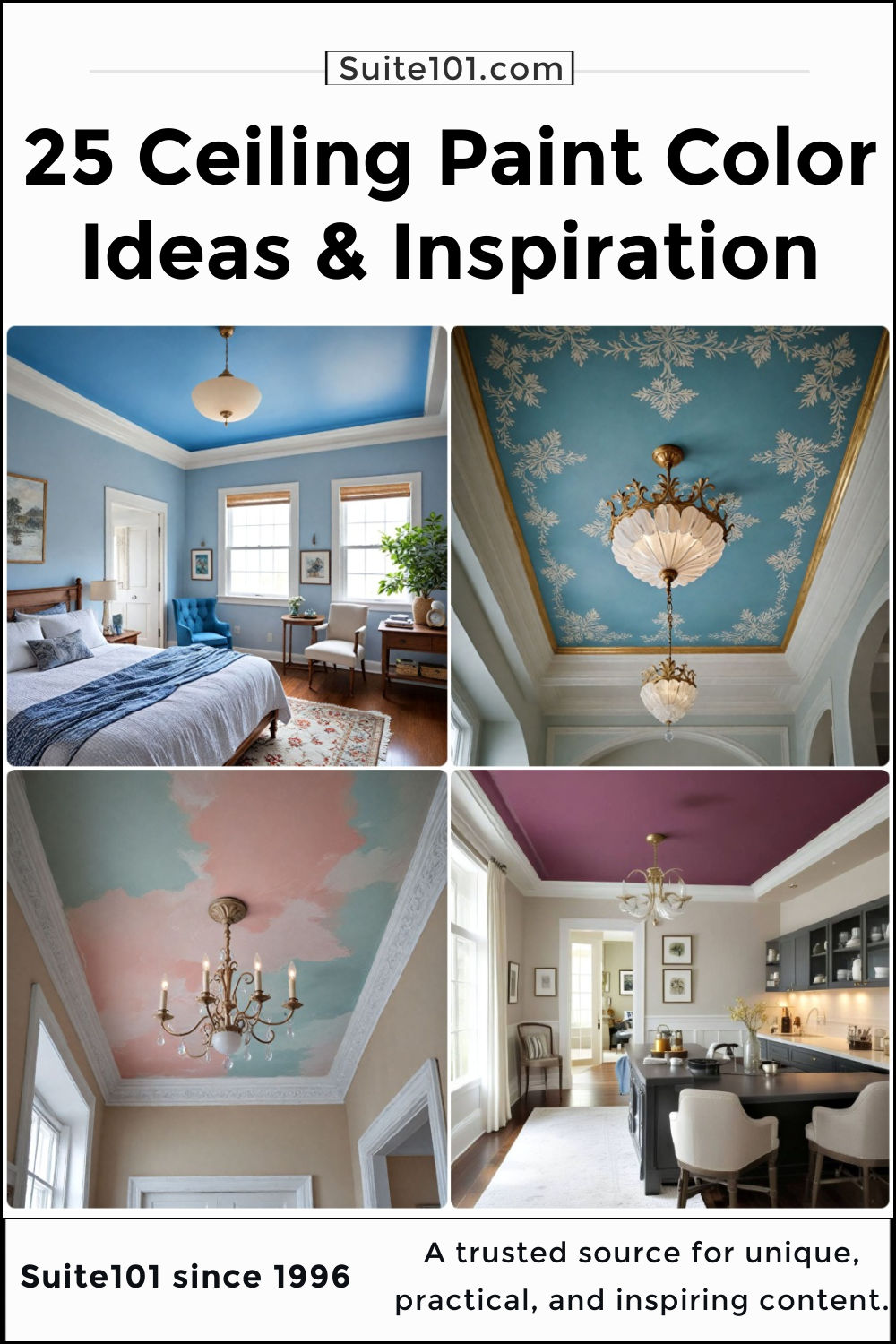 25 Painted Ceilings To Make Your Rooms Feel Bigger