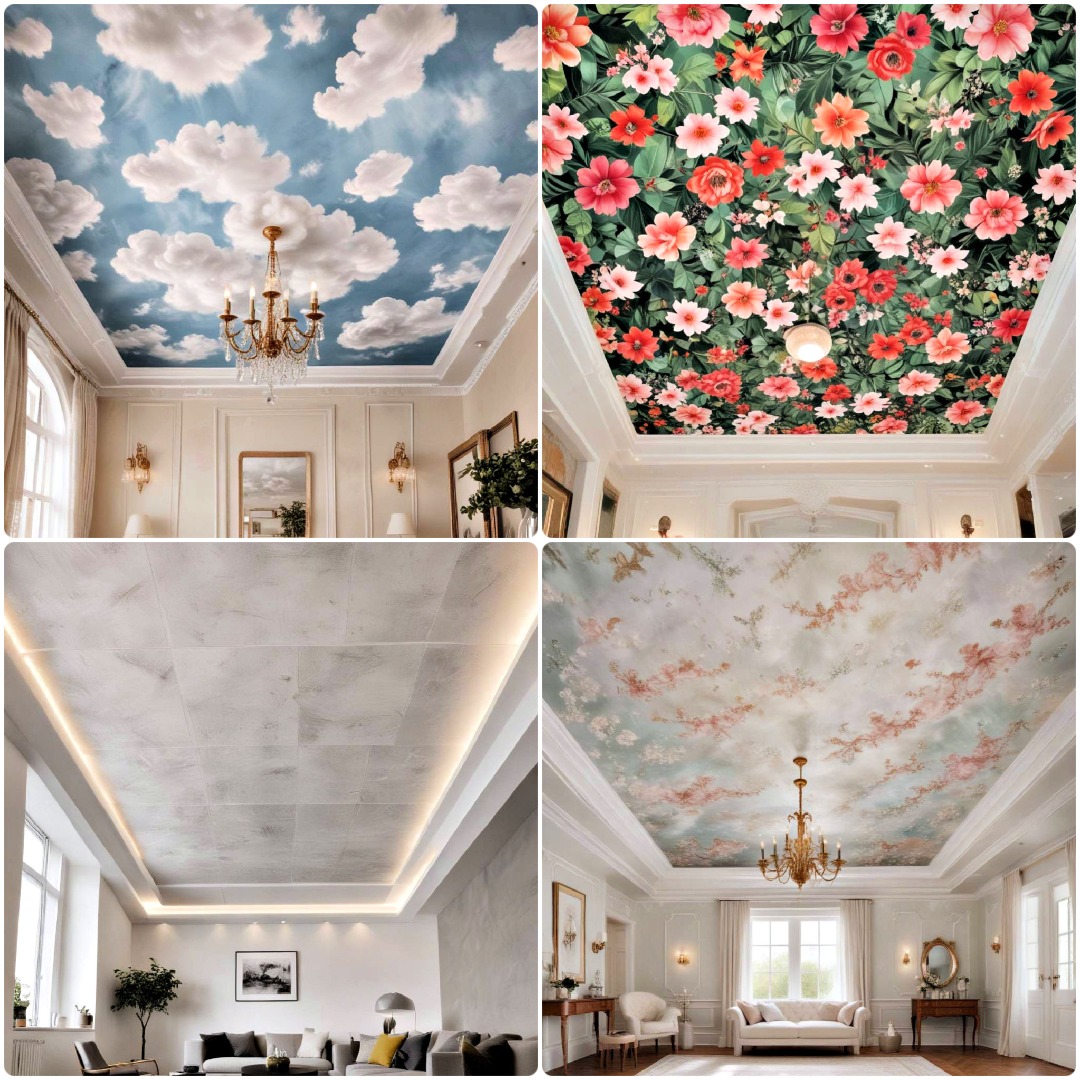 30 Ceiling Wallpaper Ideas for an Instant Room Refresh