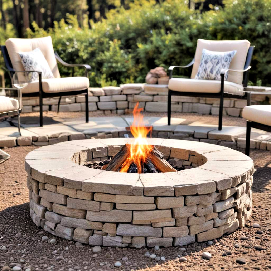 25 Stone Fire Pit Ideas for Memorable Gatherings