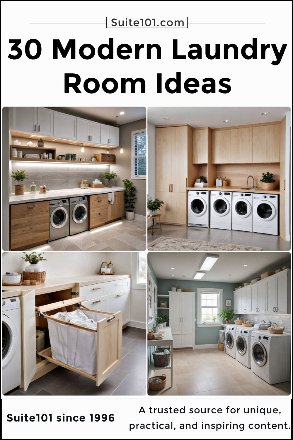 30 Modern Laundry Room Ideas for a Trendy Update