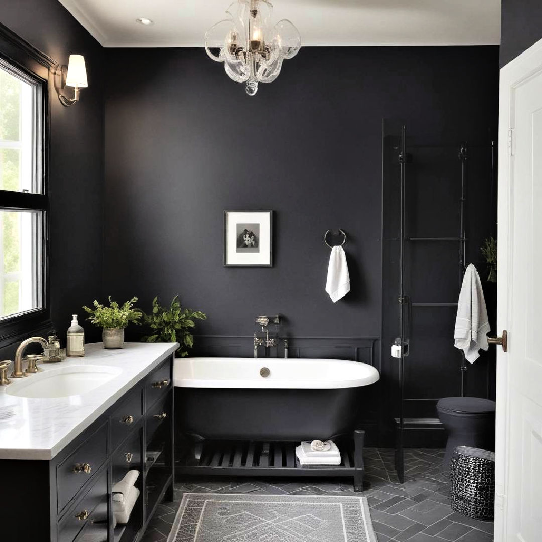 30 Dark Bathroom Ideas That Prove Dark Can Be Chic