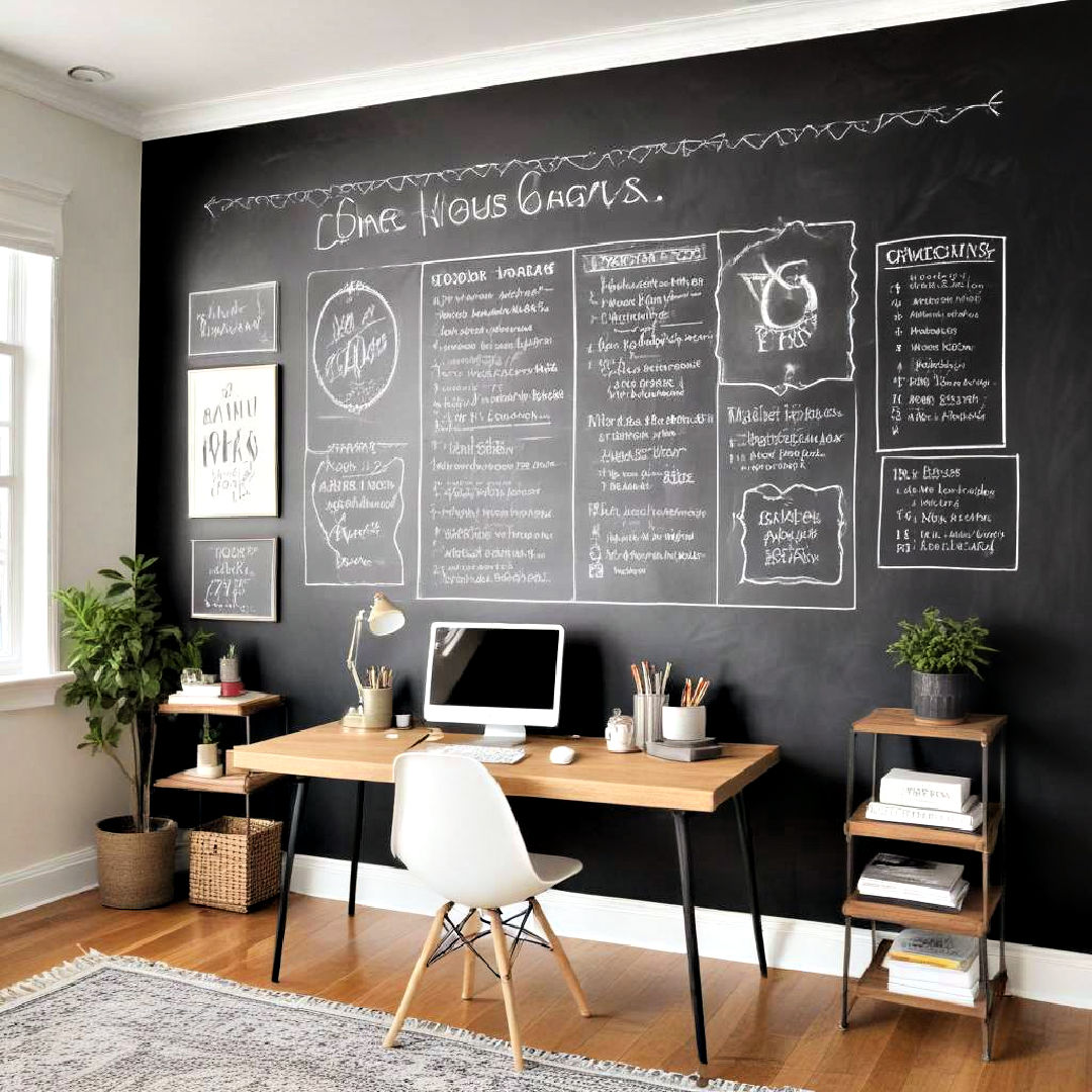 25 Chalkboard Wall Ideas for Every Room in Your Home