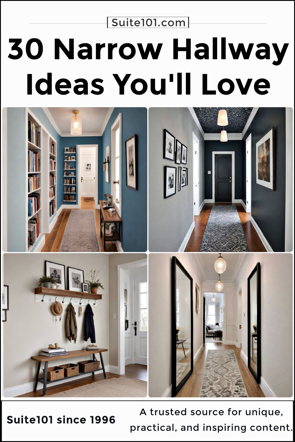 30 Narrow Hallway Ideas and Design Tips