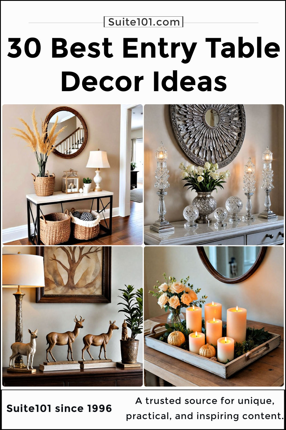 30 Entry Table Decor Ideas to Freshen Up Your Entryway