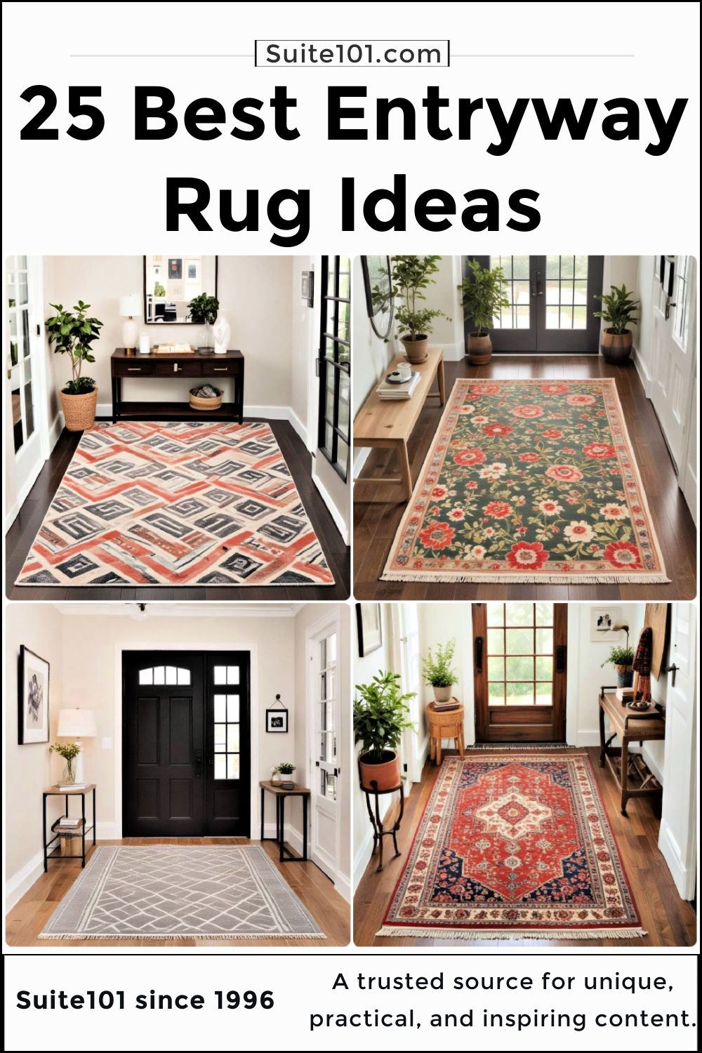 25 Entryway Rug Ideas to Make a Lasting First Impression