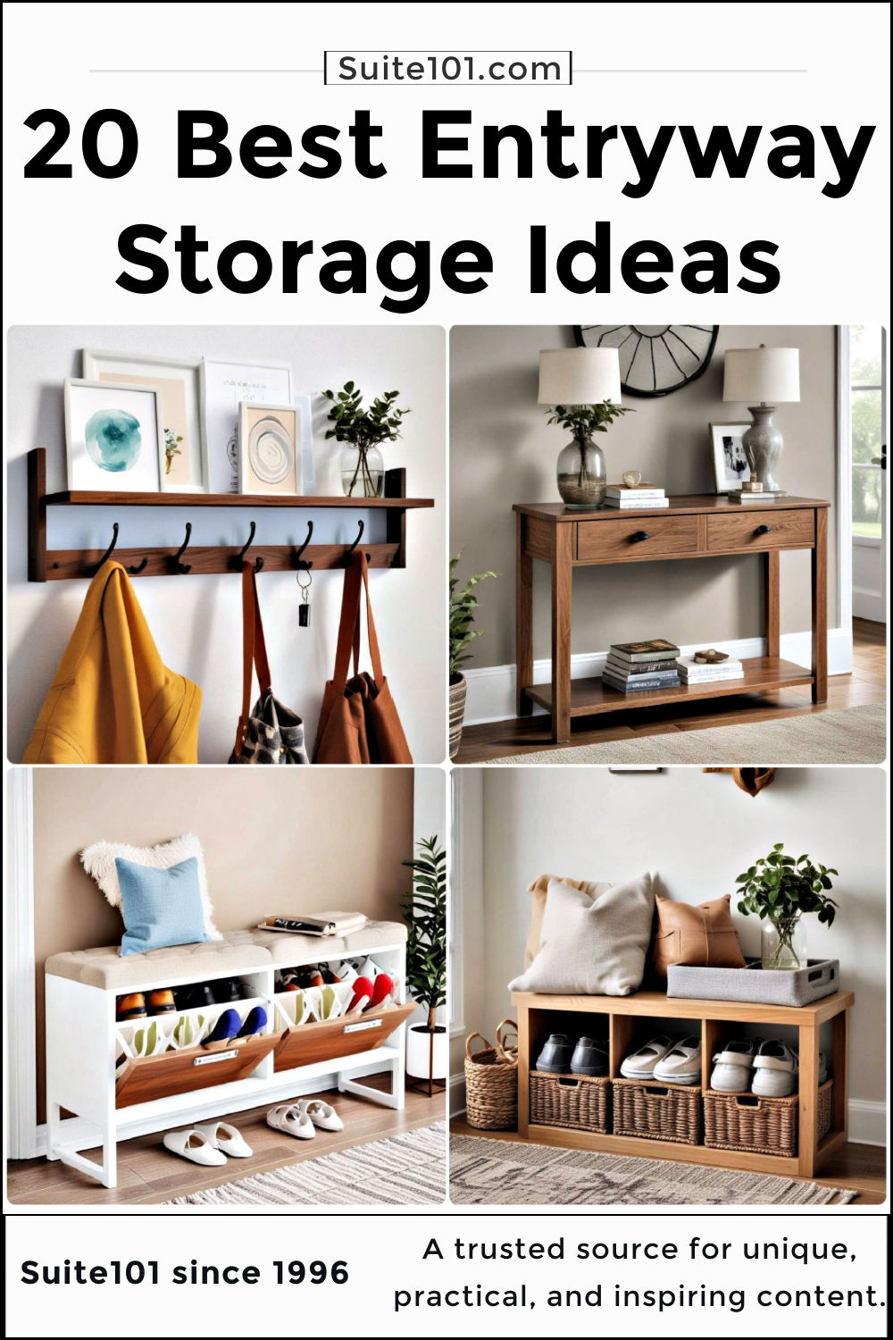 20 Entryway Storage Ideas for a Neat and Tidy Entrance