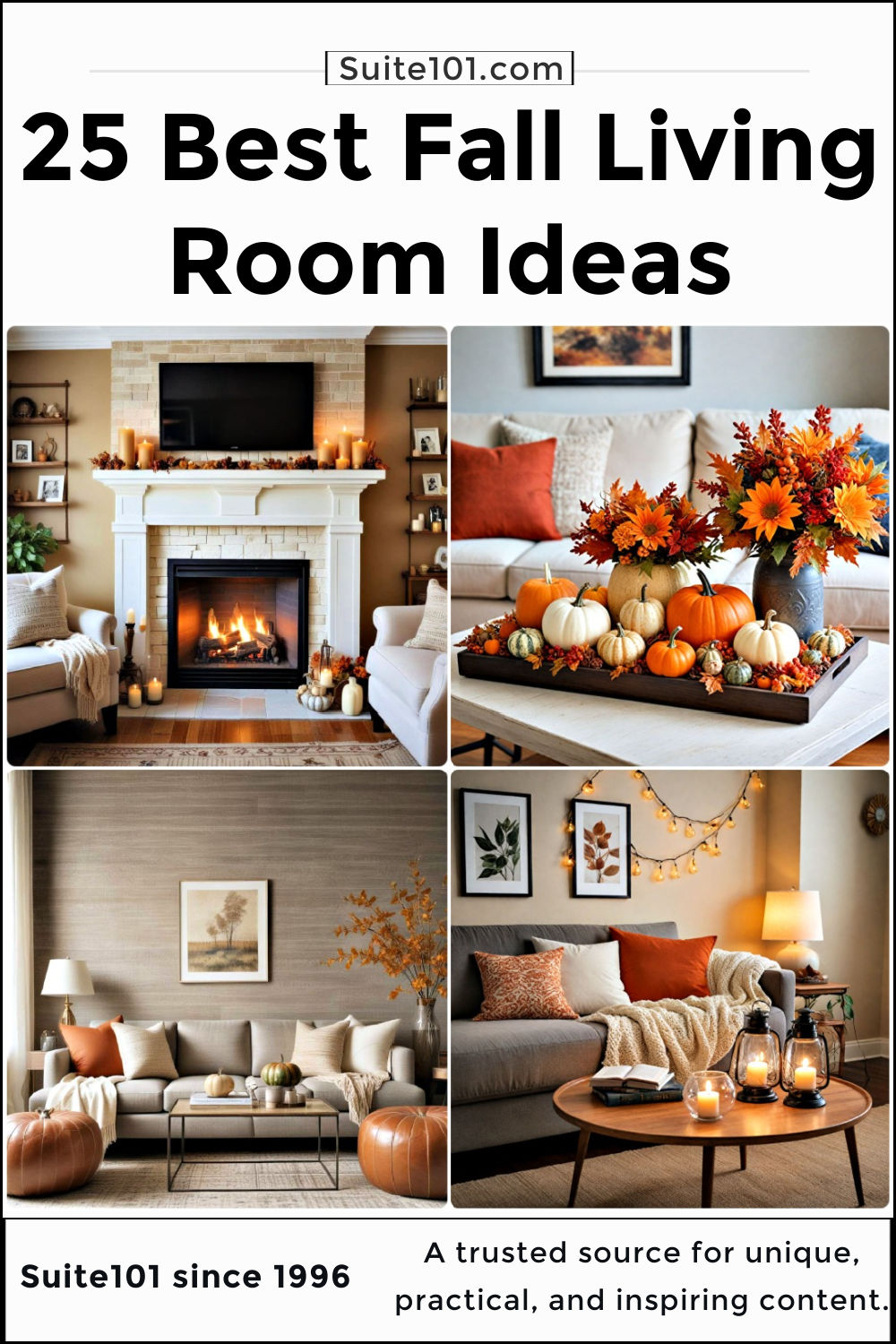 25 Fall Living Room Ideas To Warm Up Your Home