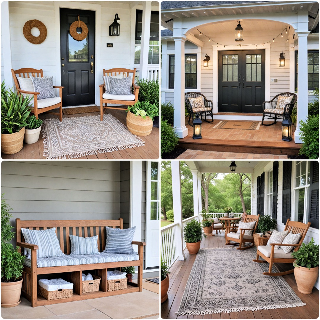 30 Farmhouse Porch Ideas to Cozy Up Your Entryway