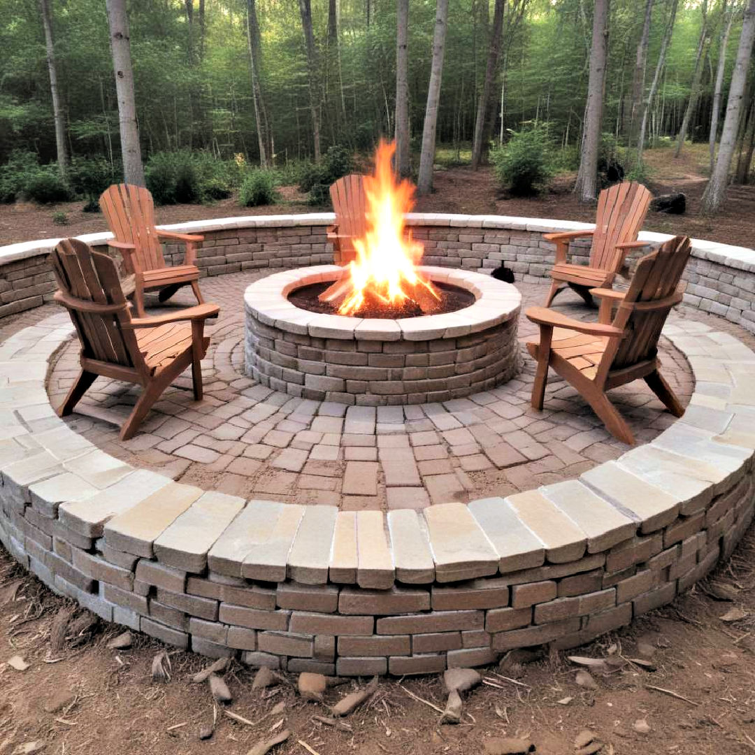 25 Brick Fire Pit Ideas That Will Impress Your Guests