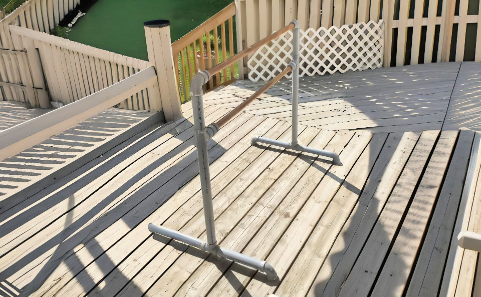 DIY Ballet Barre for Aspiring Dancers